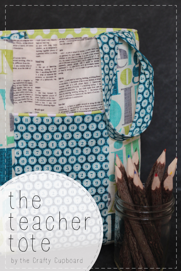 Back to School Teacher Tote • Mabey She Made It