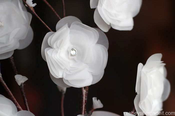 Vellum Flower Arrangement • Mabey She Made It