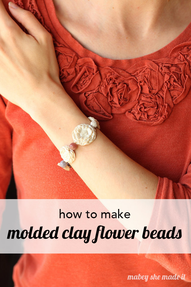 Molded Flowers: A Beginner's Polymer Clay Tutorial | Mabey She Made It